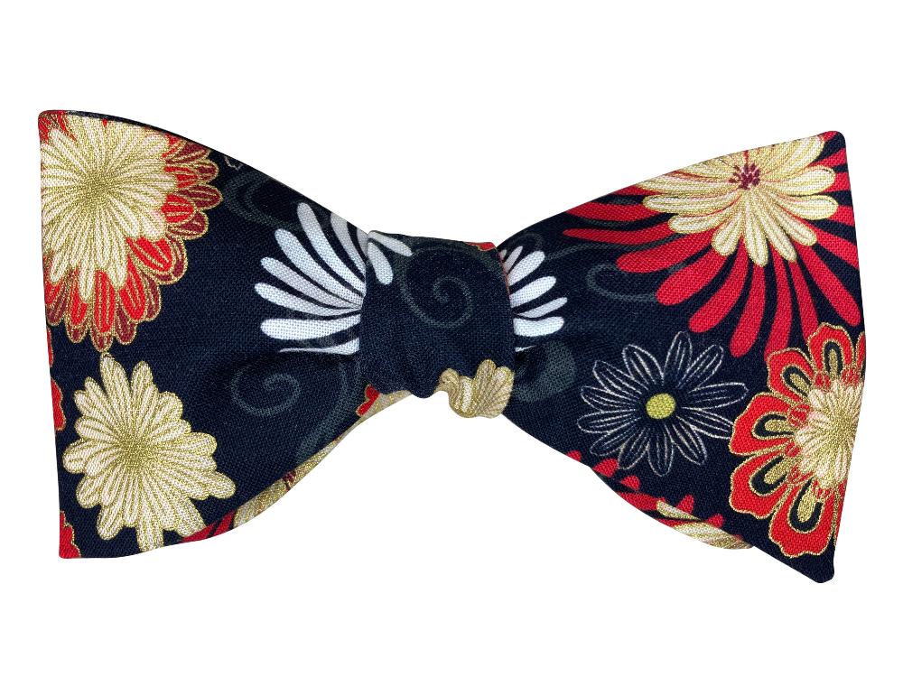 Floral Bow Ties - Unique Handmade Floral Design Bow Ties
