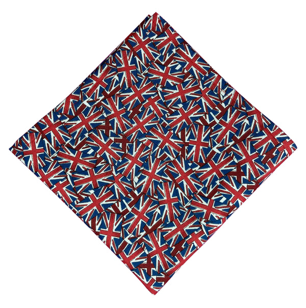 Union Jack Flags Pocket Square